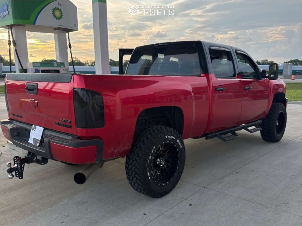 2014 Chevrolet Silverado 2500 HD with 20x10 -25 Vision Brawl and 35/11 ...