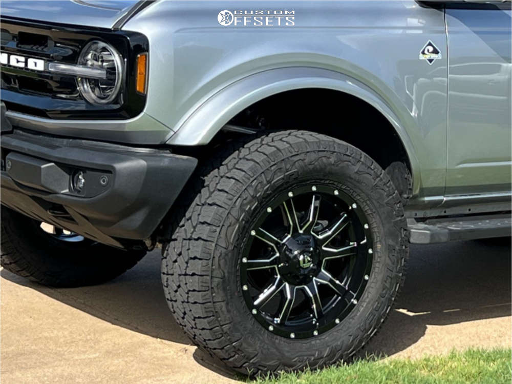 2023 Ford Bronco with 20x9 1 Fuel Vandal and 35/12.5R20 Falken Wildpeak ...