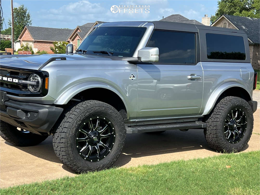 2023 Ford Bronco with 20x9 1 Fuel Vandal and 35/12.5R20 Falken Wildpeak ...
