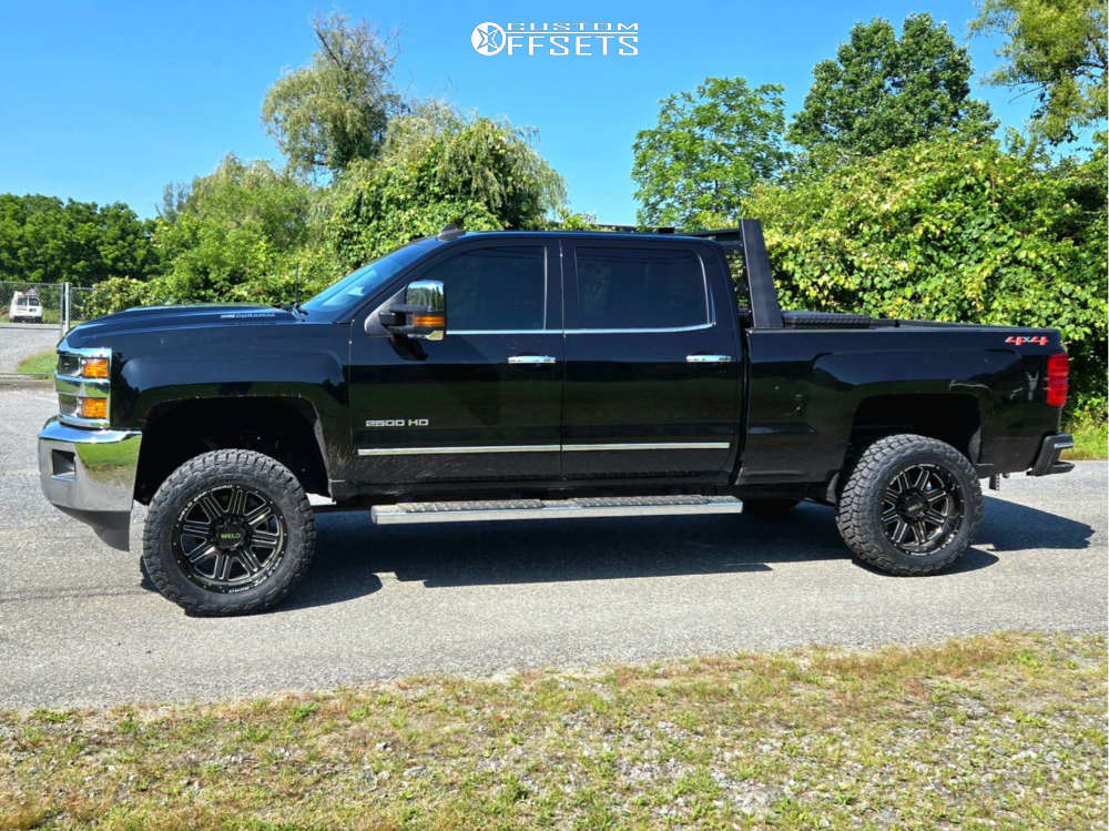 2018 Chevrolet Silverado 2500 HD with 20x10 -25 Weld Off-Road Chasm and ...