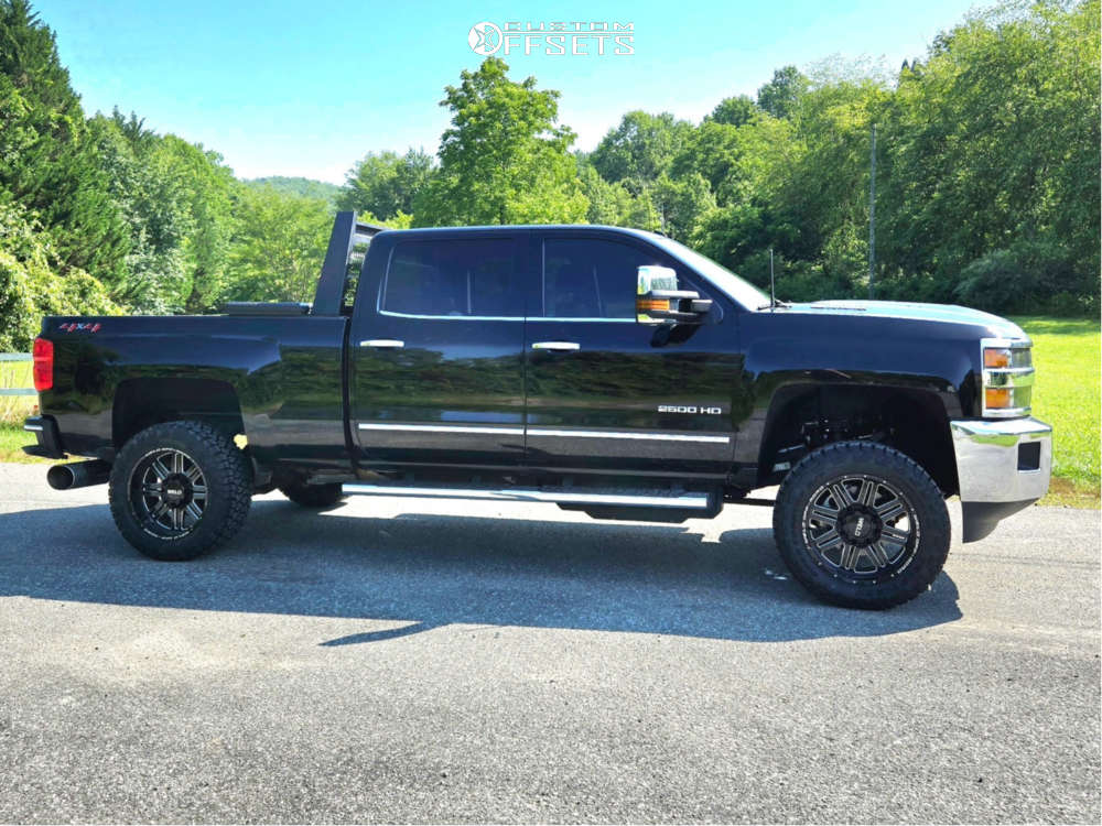 2018 Chevrolet Silverado 2500 HD with 20x10 -25 Weld Off-Road Chasm and ...