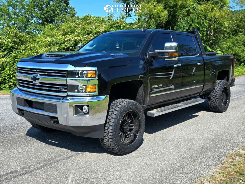 2018 Chevrolet Silverado 2500 HD with 20x10 -25 Weld Off-Road Chasm and ...