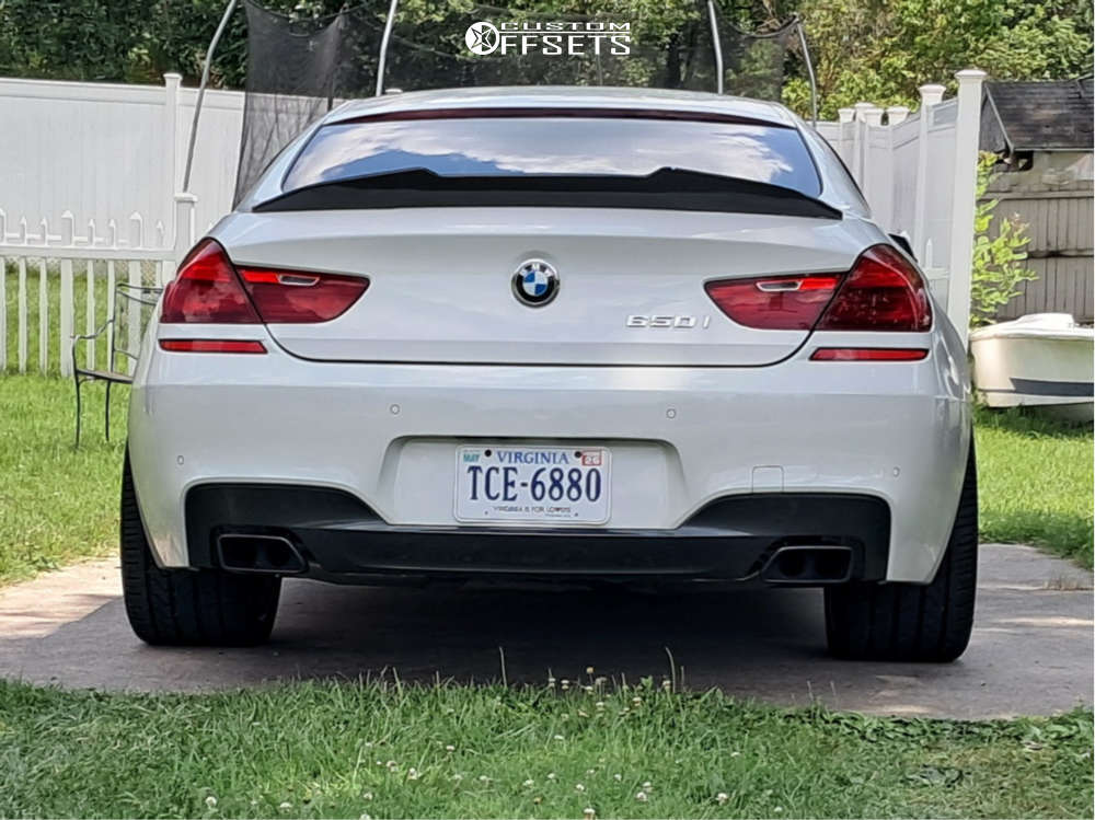 2014 BMW 650i Gran Coupe with 20x9 35 Ferrada Fr3 and 245/35R20 Lexani ...