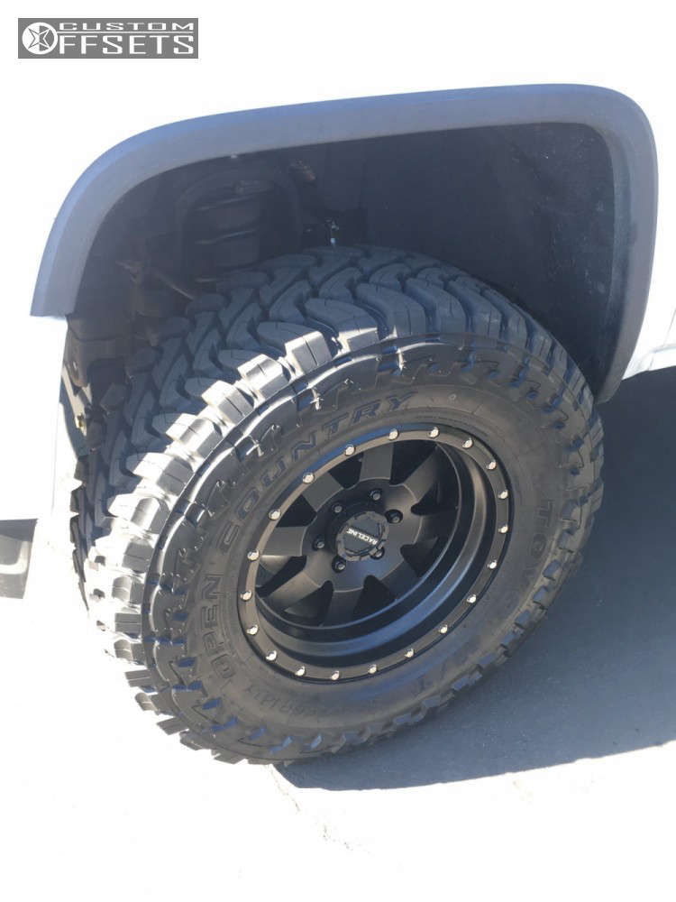 2014 GMC Sierra 1500 with 18x9 -12 Raceline Defender and 35/12.5R18 ...