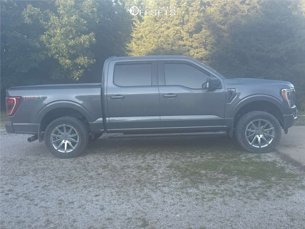 2023 Ford F-150 with 20x9 18 Liquid Metal Blade and 285/55R20 Gladiator ...