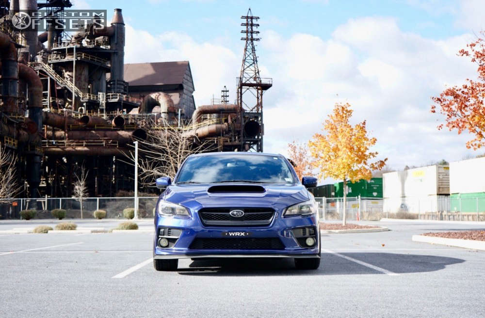 2016 Subaru WRX with 17x9 35 Enkei Ts9 and 235/45R17 Yokohama Avid ...