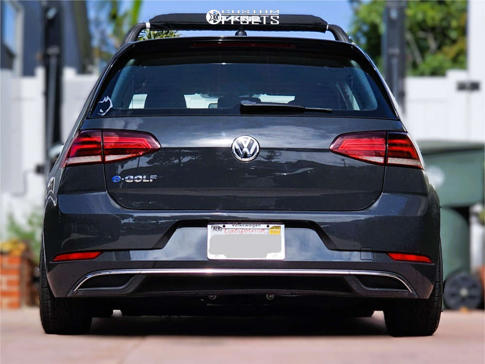 2019 Volkswagen E-Golf with 18x7.5 48 Enkei Rpf1 and 205/45R18 Forceum ...