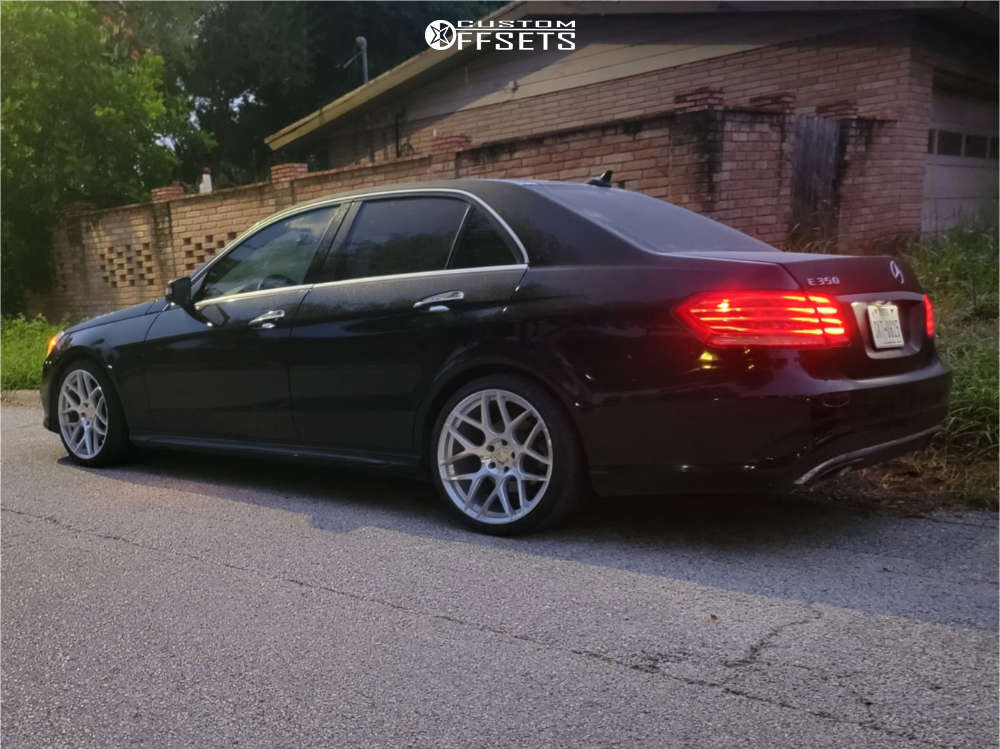 2014 Mercedes-Benz E350 with 19x8.5 35 Aodhan Aff2 and 245/35R19 Arroyo ...