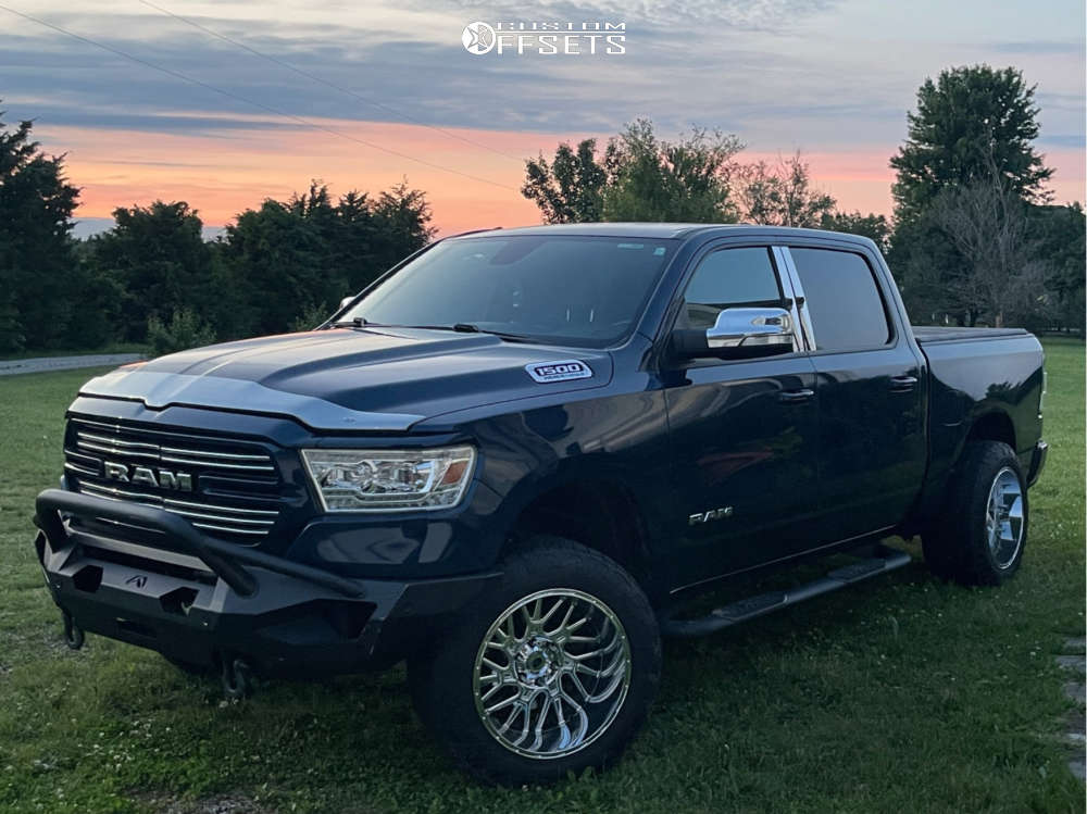 2021 Ram 1500 with 20x12 -51 Vision Brawl and 33/12.5R20 Toyo Tires ...