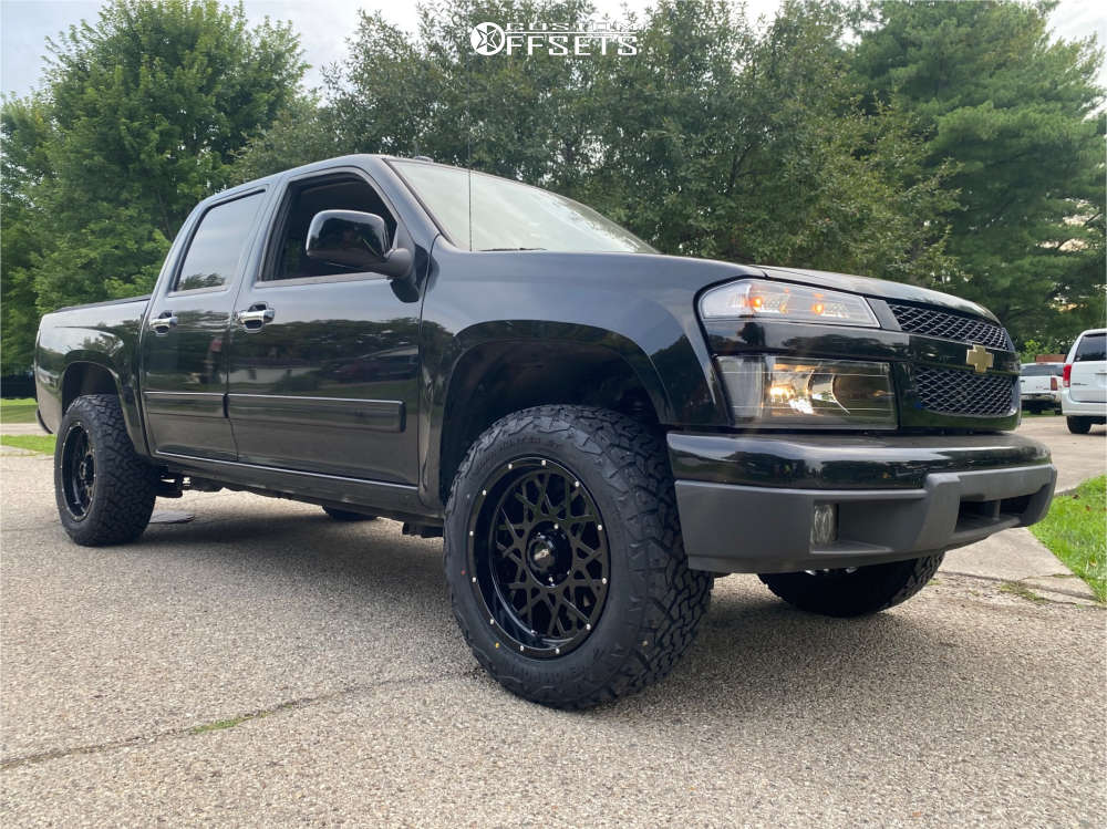 2012 Chevrolet Colorado with 18x9 -12 Vision Rocker and 265/60R18 Venom ...