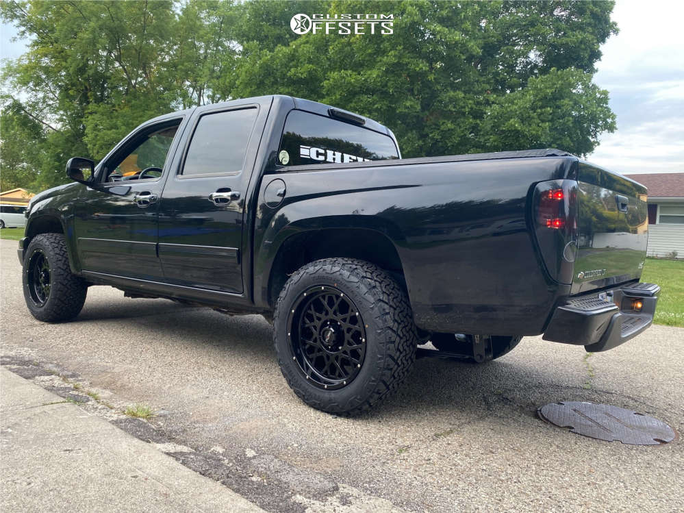 2012 Chevrolet Colorado with 18x9 -12 Vision Rocker and 265/60R18 Venom ...