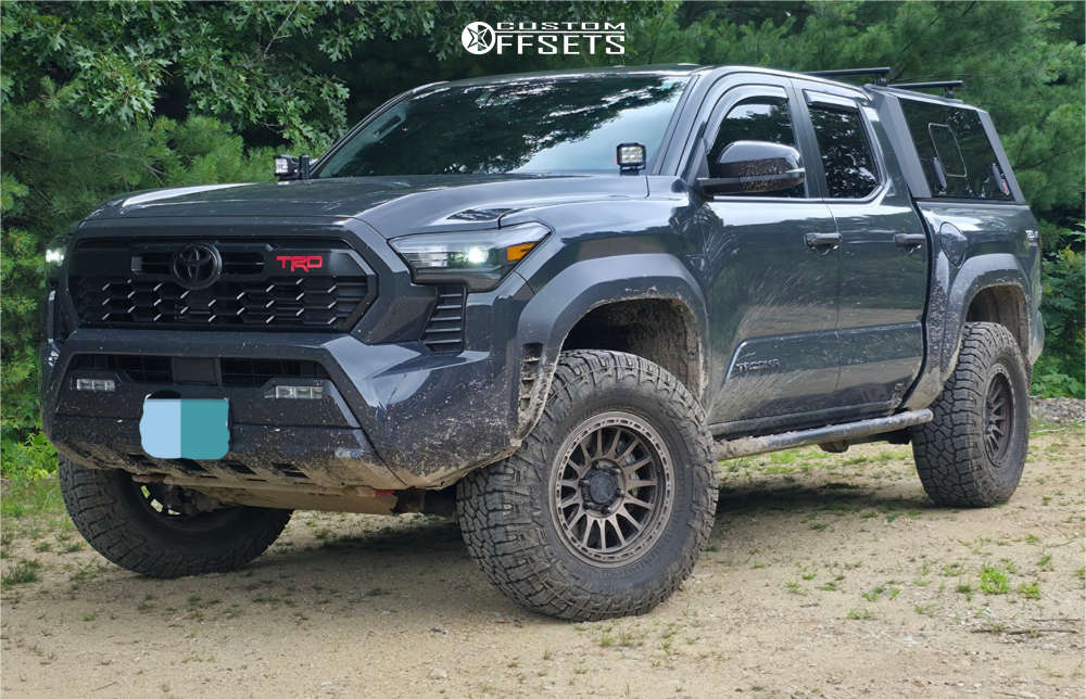 2024 Toyota Tacoma with 17x8.5 25 RRW Rr7-h Flow Form and 285/70R17 ...