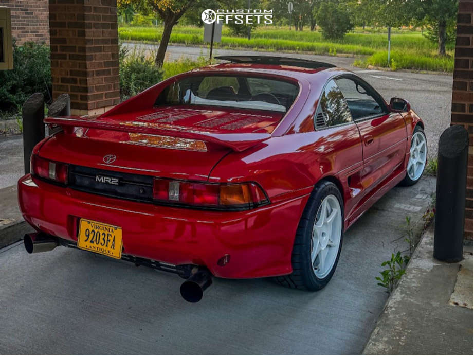 1991 Toyota MR2 with 17x8 35 Stage Wheels Knight and 215/40R17 Falken ...