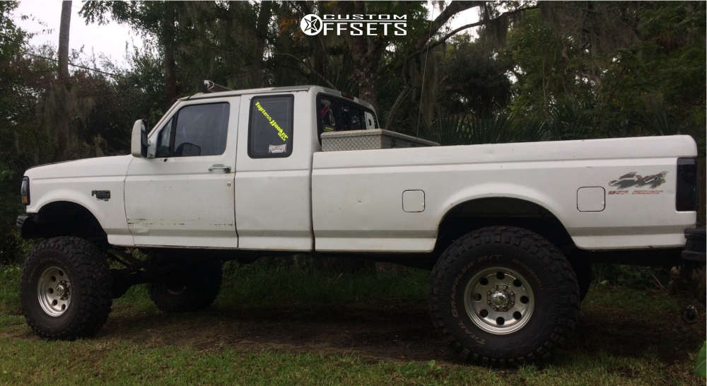 1996 Ford F-250 with 17x9 -12 Ultra Type 164 and 40/13.5R17 Nitto Trail ...