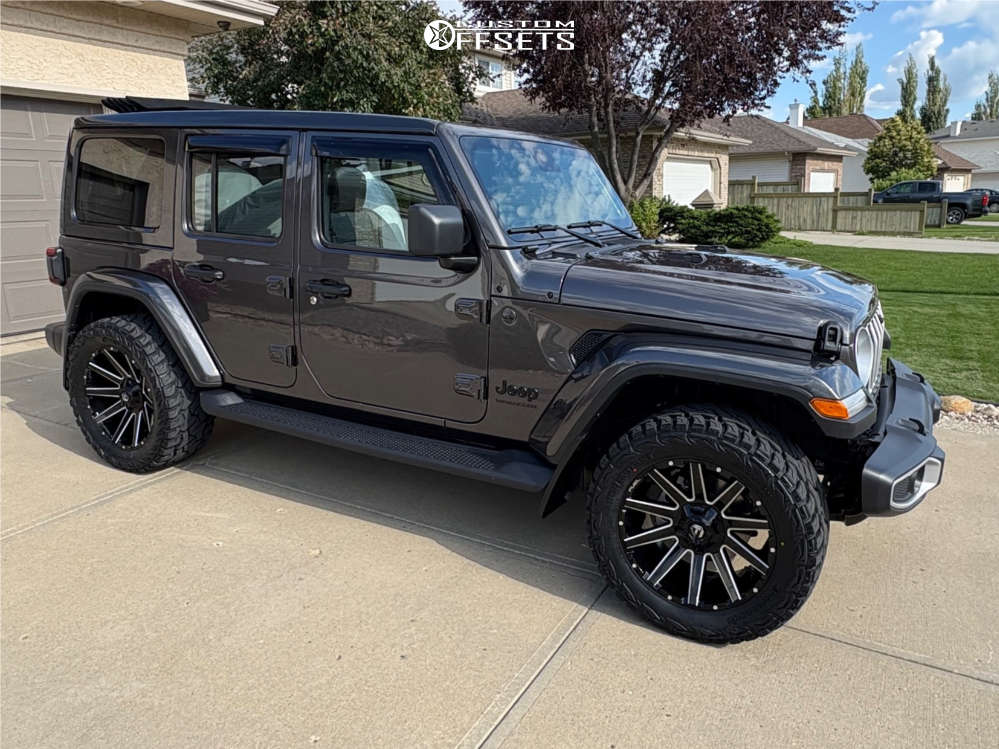 2025 Jeep Wrangler with 20x9 1 Fuel Contra and 33/12.5R20 Predator New ...