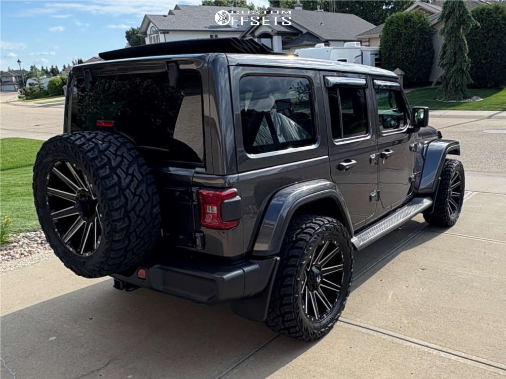 2025 Jeep Wrangler with 20x9 1 Fuel Contra and 33/12.5R20 Predator New ...