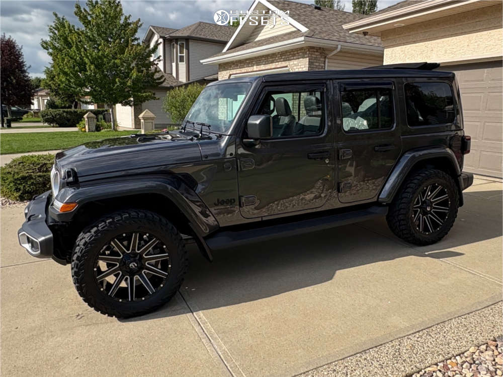 2025 Jeep Wrangler with 20x9 1 Fuel Contra and 33/12.5R20 Predator New ...