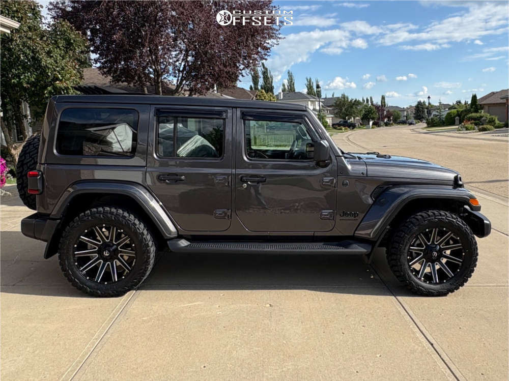 2025 Jeep Wrangler with 20x9 1 Fuel Contra and 33/12.5R20 Predator New ...