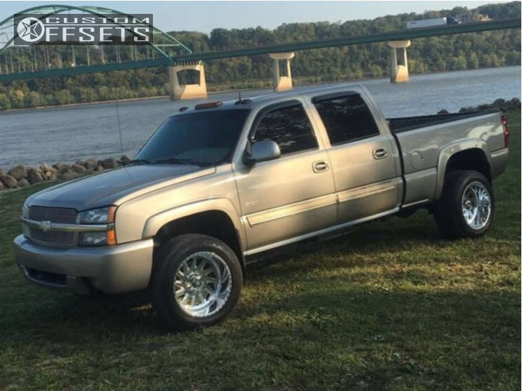 2003 Chevrolet Silverado 2500 HD with 20x12 -40 American Force Aka Ss ...