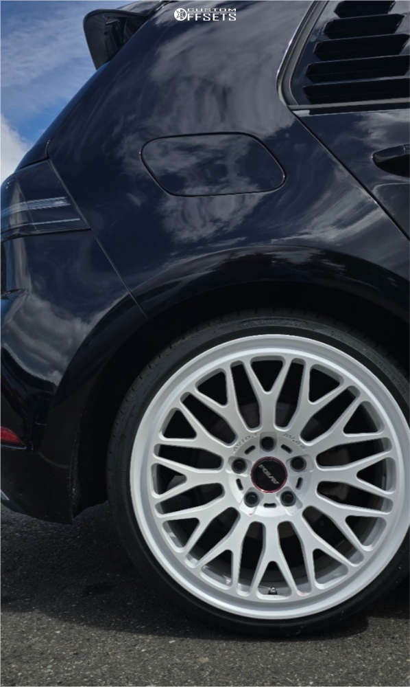 2019 Volkswagen Golf with 18x8.5 42 AVID1 Av44 and 215/35R18 Lexani ...