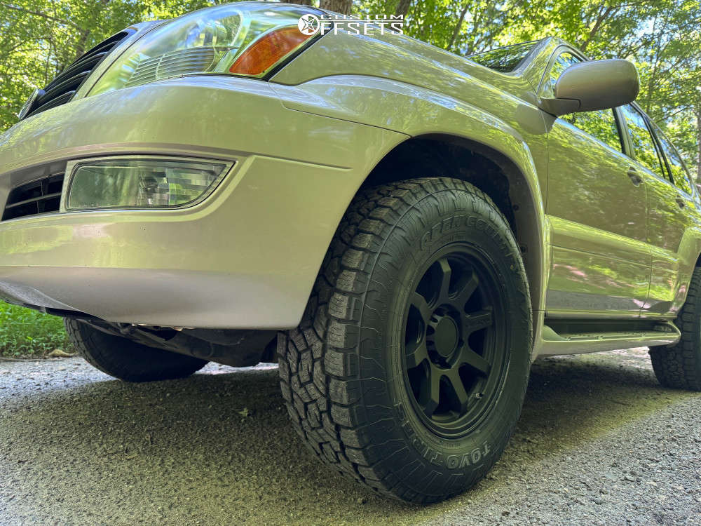 2007 Lexus GX470 with 17x8.5 -10 Vision Flow and 265/70R17 Toyo Tires ...