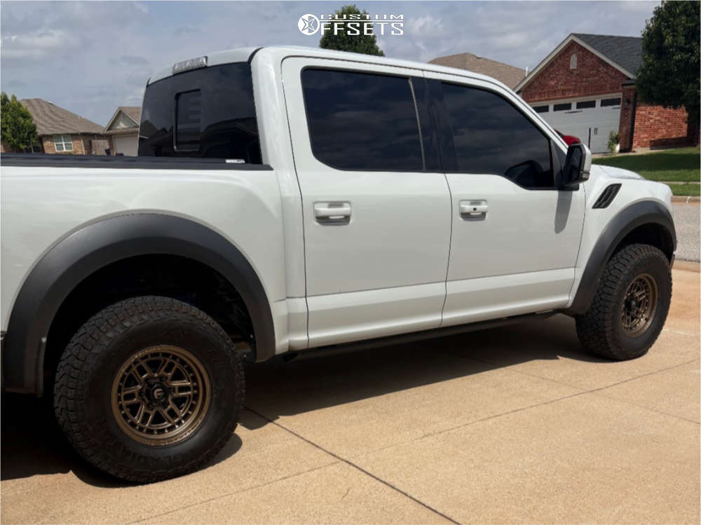 2017 Ford F-150 with 17x9 1 Fuel Nitro and 35/12.5R17 Gladiator X Comp ...