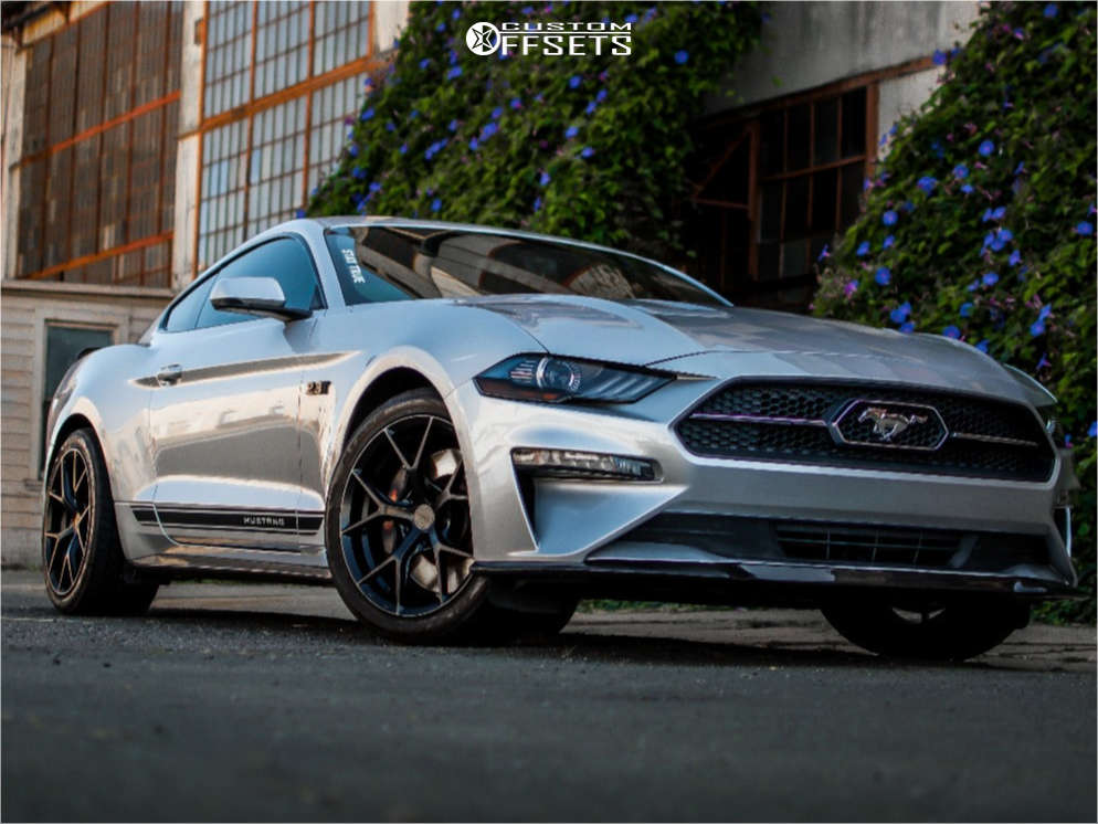 2020 Ford Mustang with 19x10 35 MRR Fs06 and 285/35R19 Nitto Nt555 G2 ...