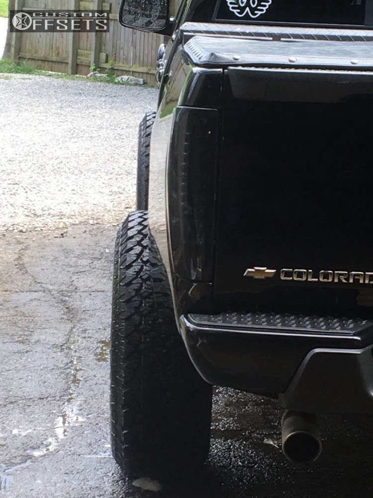 2010 Chevrolet Colorado with 17x9 -12 Pro Comp Series 44 and 245/70R17 ...
