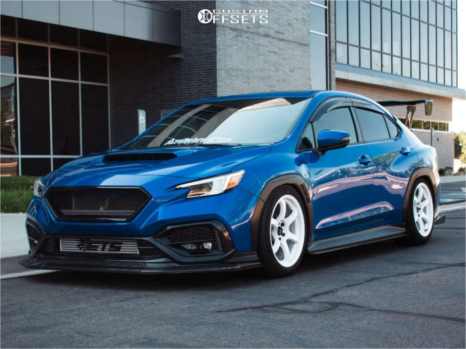 2022 Subaru WRX with 18x9.5 35 Gram Lights 57dr and 245/40R18 Toyo ...