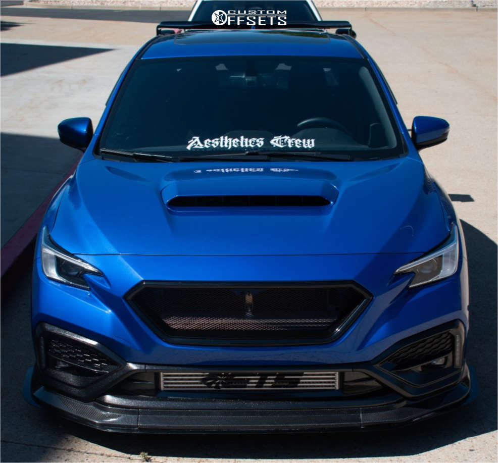 2022 Subaru WRX with 18x9.5 35 Gram Lights 57dr and 245/40R18 Toyo ...
