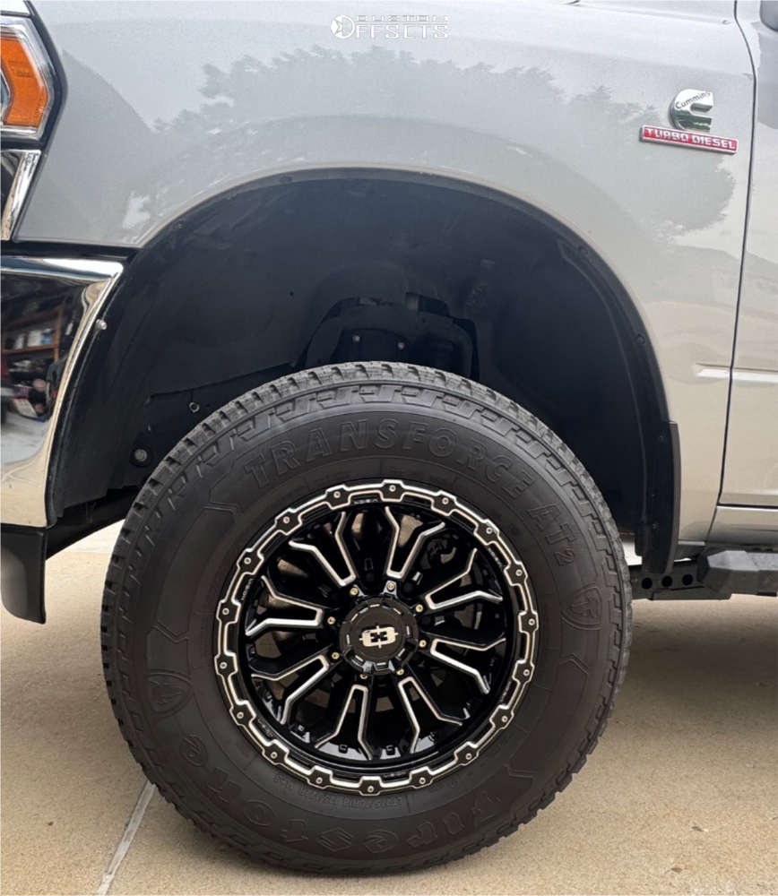 2024 Ram 2500 with 18x9 -12 Vision Korupt and 275/70R18 Firestone ...