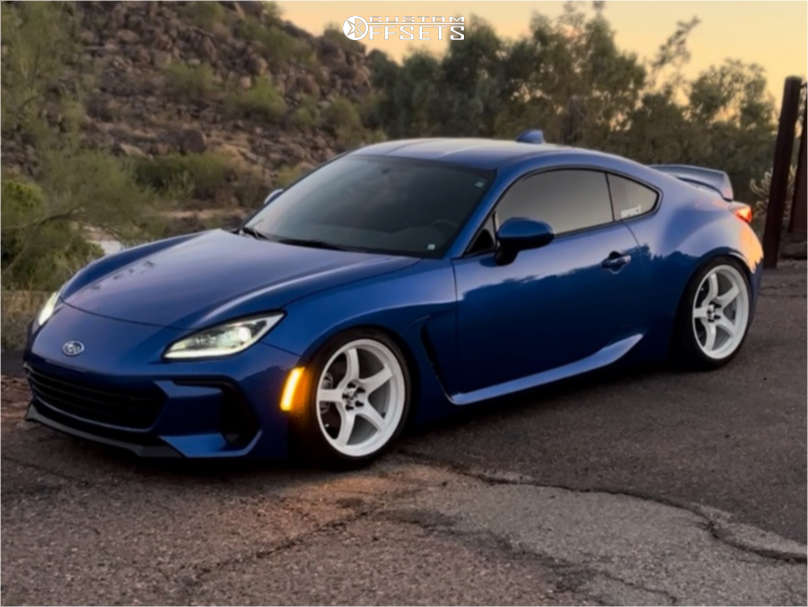 2024 Subaru BRZ with 18x9.5 38 Gram Lights 57cr and 235/40R18 Lexani ...