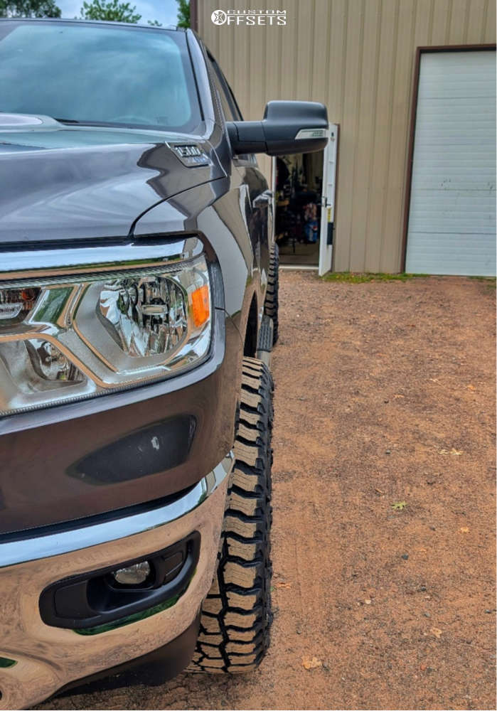 2022 Ram 1500 with 20x10 -19 Off Road Monster M25 and 35/12.5R20 Mickey ...