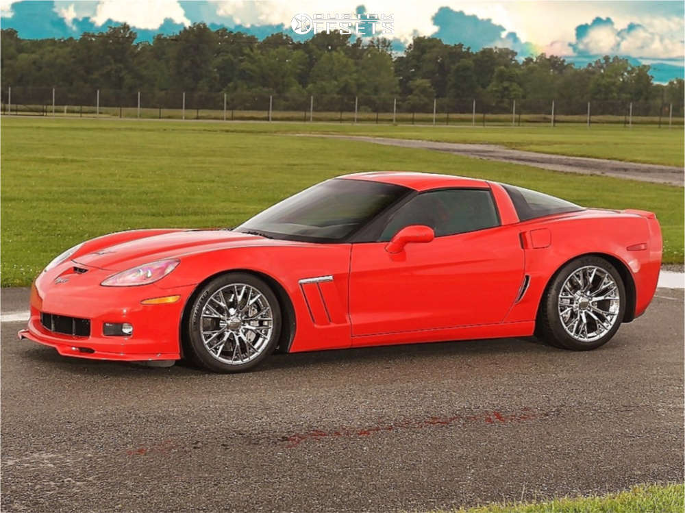 2013 Chevrolet Corvette with 18x9.5 40 Factory Reproductions Fr22 and ...