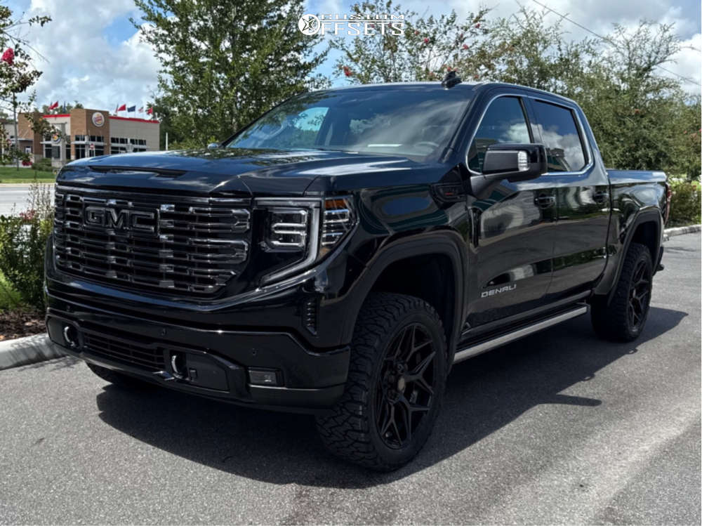 2025 GMC Sierra 1500 with 22x9 12 4Play 4P06 and 275/50R22 BFGoodrich All Terrain T/a Ko3 and ...