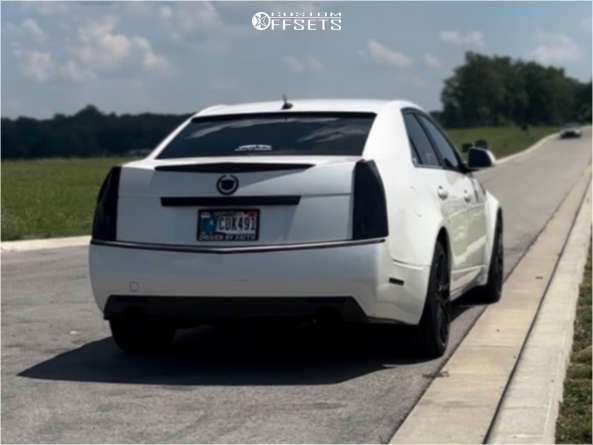 2008 Cadillac CTS with 19x8.5 40 Touren Tr60 and 255/35R19 Lexani Lx-twenty and Stock | Custom ...