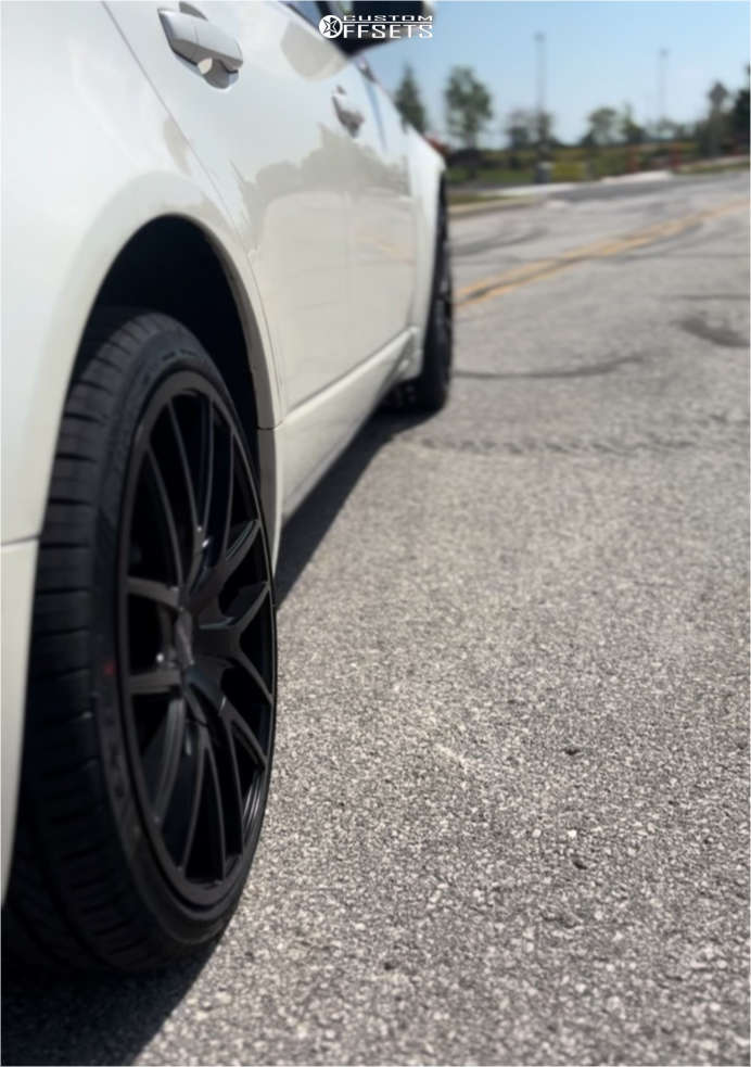 2008 Cadillac CTS with 19x8.5 40 Touren Tr60 and 255/35R19 Lexani Lx ...