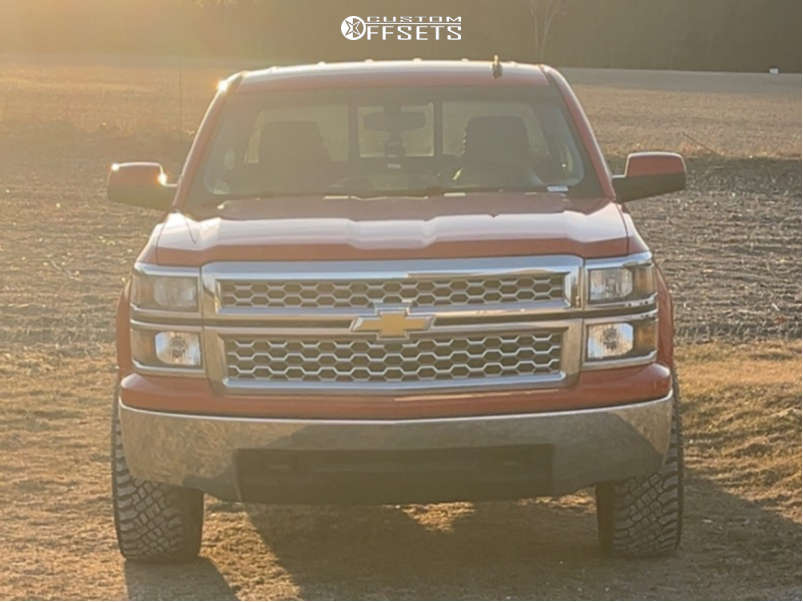 2014 Chevrolet Silverado 1500 with 20x10 -25 Vision Brawl and 33/12 ...