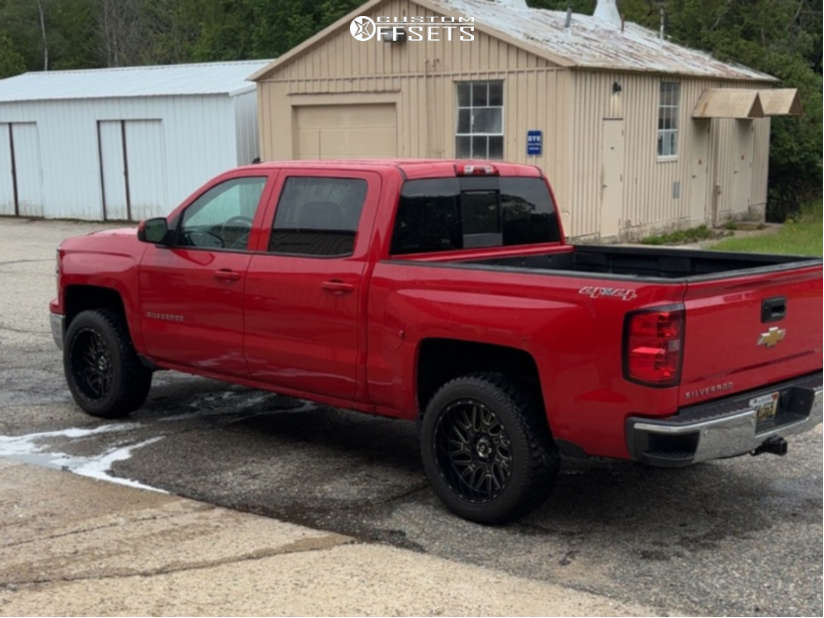 2014 Chevrolet Silverado 1500 with 20x10 -25 Vision Brawl and 33/12 ...