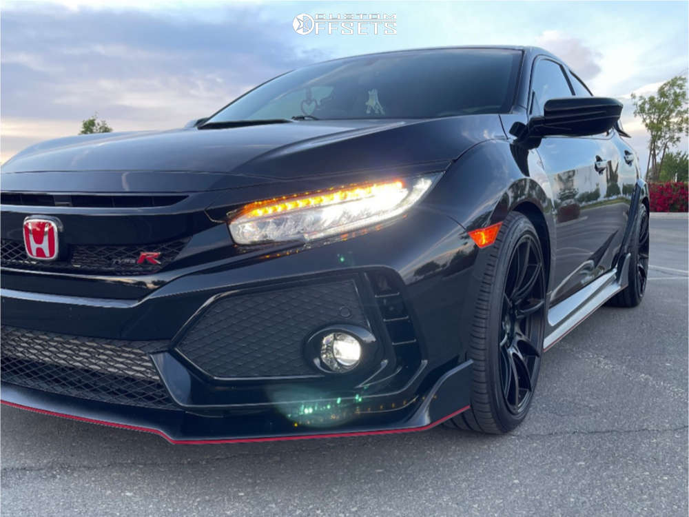 2019 Honda Civic with 19x9.5 35 SSR Gtx01 and 255/35R19 Ironman Imove Gen3 As and Stock | Custom ...