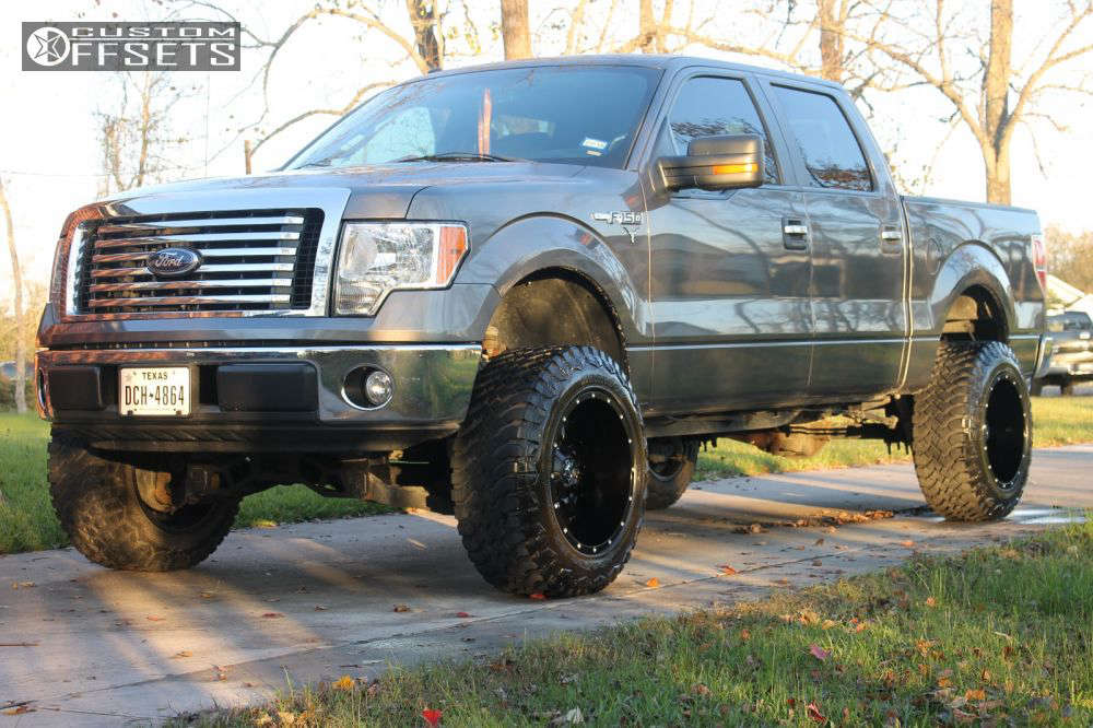 2012 Ford F-150 with 20x12 -44 TIS 535B and 35/12.5R20 Hankook Dynapro ...