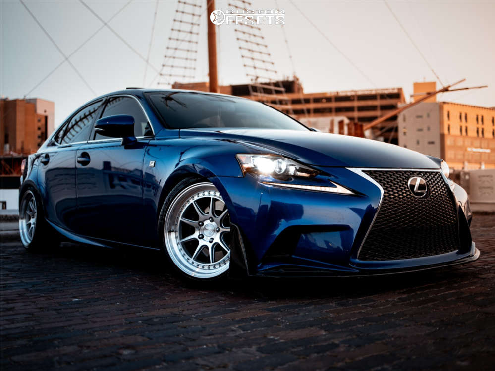 2016 Lexus IS200t with 18x8.5 35 Aodhan Ds-x and 235/40R18 Accelera PHI ...