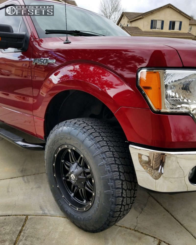 2014 Ford F-150 with 18x9 -12 Fuel Hostage and 265/70R18 Nitto Terra ...