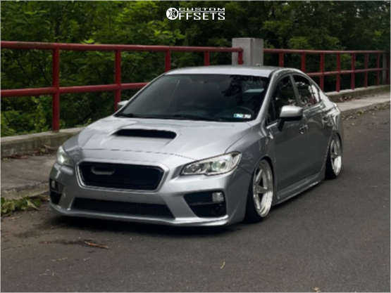 2016 Subaru WRX with 18x9.5 35 Aodhan Ds05 and 215/35R18 Kosic Drs-7 ...