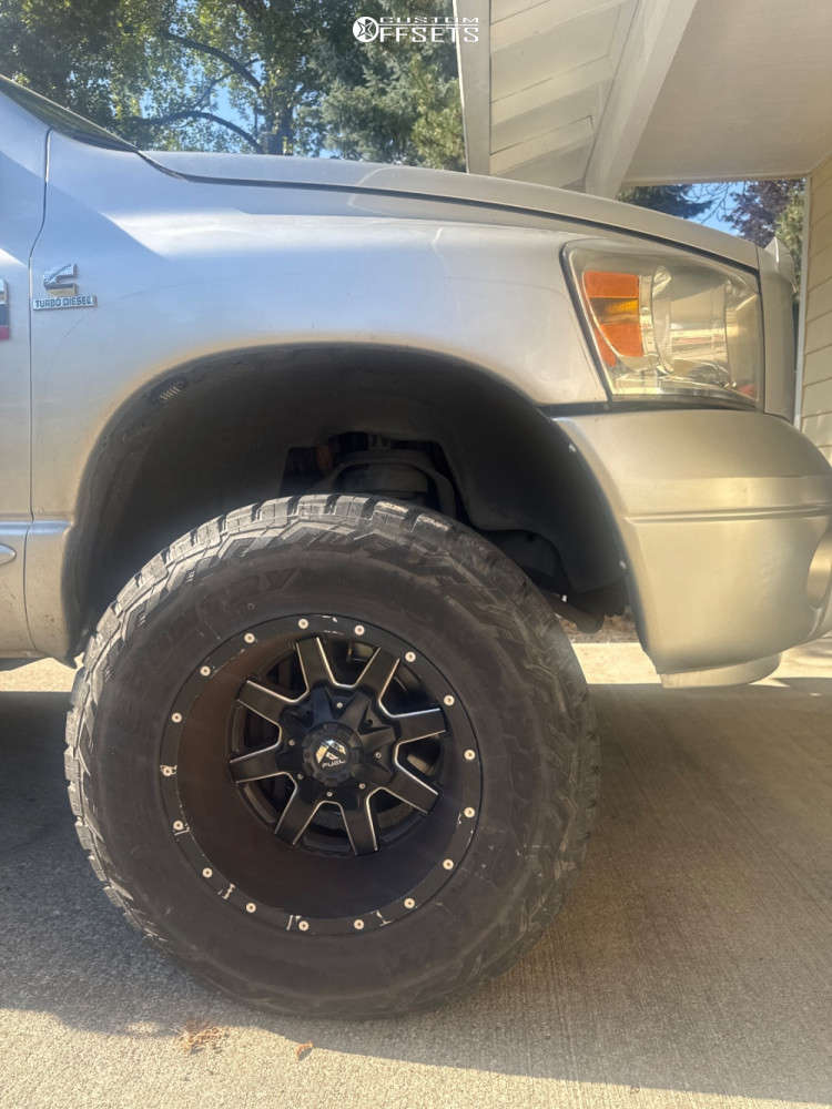 2007 Dodge Ram 2500 with 18x12 -44 Fuel Maverick and 35/12.5R18 Toyo ...