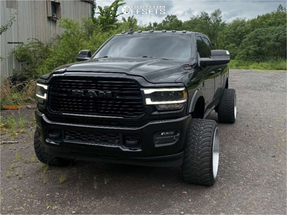 2021 Ram 2500 with 24x14 -76 Cali Offroad Gemini and 33/13.5R24 AMP Mud ...