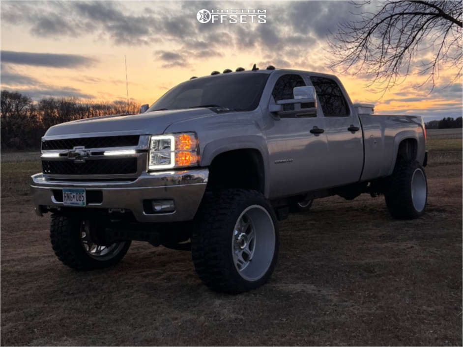 2013 Chevrolet Silverado 2500 HD with 24x14 -76 American Truxx Sweep ...