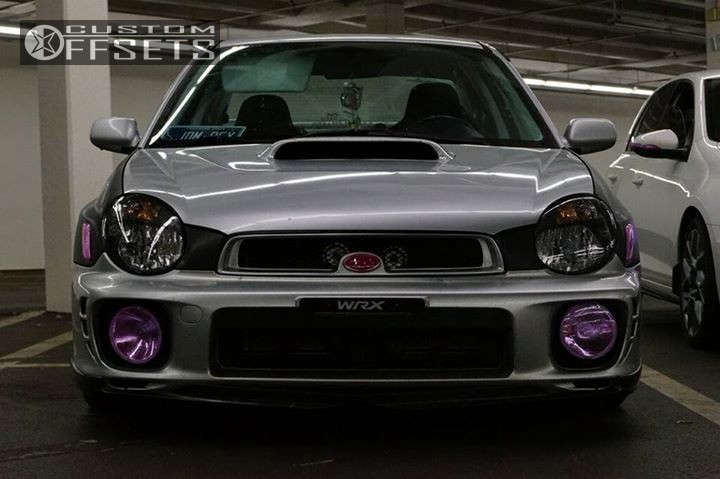 2004 Subaru WRX STI with 17x7.5 48 Rota Torque and 225/45R17 Cooper All ...