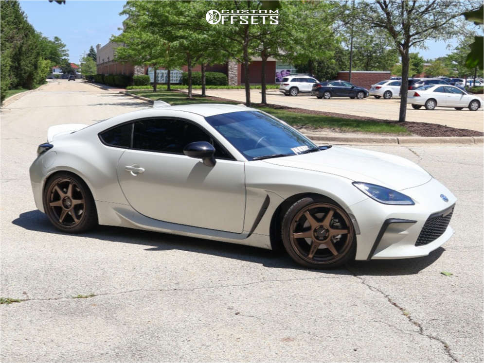 2025 Toyota GR86 with 18x8.5 45 Enkei T6r and 245/35R18 Continental ...