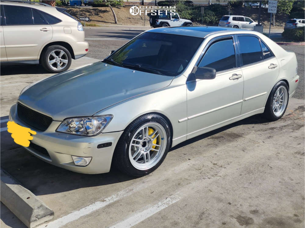 2002 Lexus IS300 with 17x9 35 Enkei Rpf1 and 235/45R17 Arroyo Grand ...